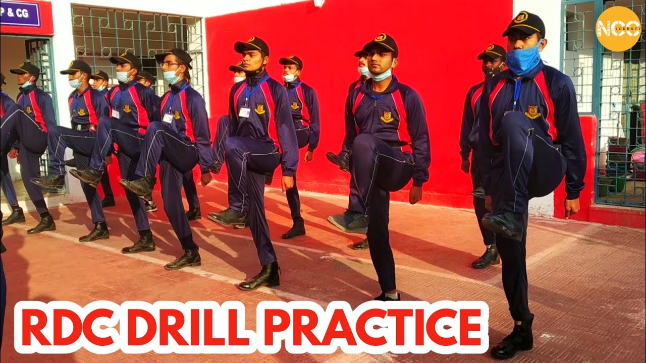 Republic Day Camp Drill Practice | RDC Drill | NCC Journey - YouTube