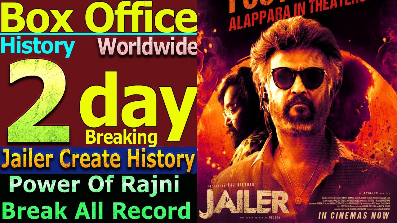 Jailer 2 Days Total Worldwide Box Office Gross Collection History ...