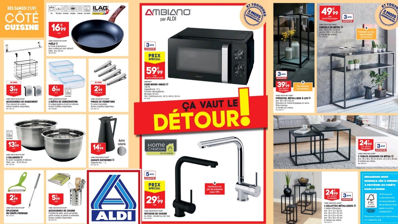 Aldi France Catalogue Du 17 Au 23 Janvier 2023 Arrivage Youtube