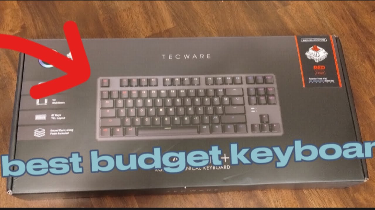 Best budget key board ( techware phantom+) - YouTube