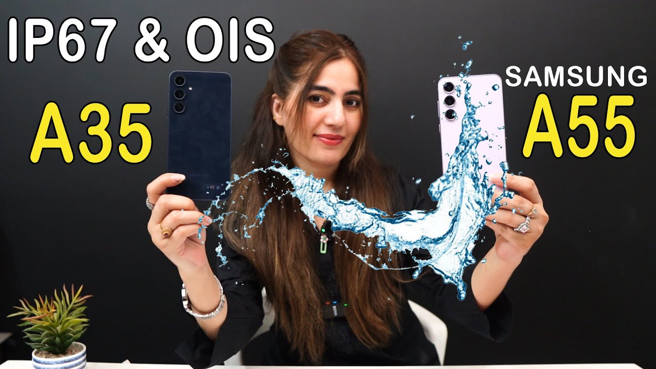 Samsung A35 & A55 First Impressions! Water Test,Camera Test,Drop Test ...