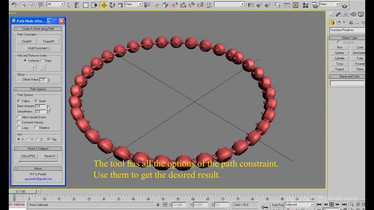Maxscript - Path Node Offset for Max - YouTube