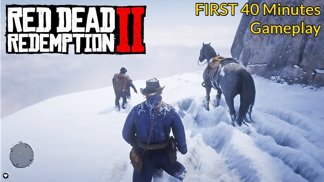 Red Dead Redemption 2 - First 40 Minutes Gameplay - PS4 PRO (RDR2 ...