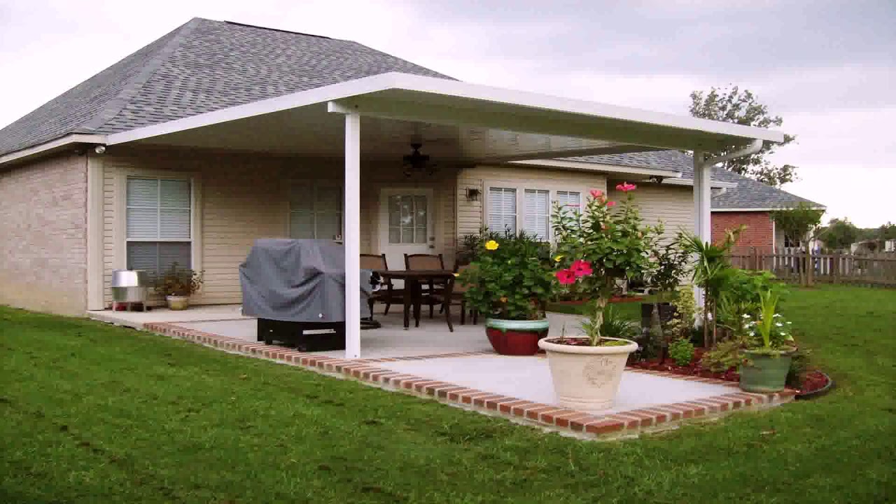 Covered Patio Ideas For Small Backyards - YouTube