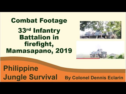 Combat footage: 33rd Infantry Battalion in firefight 2019, Tukanalipao ...