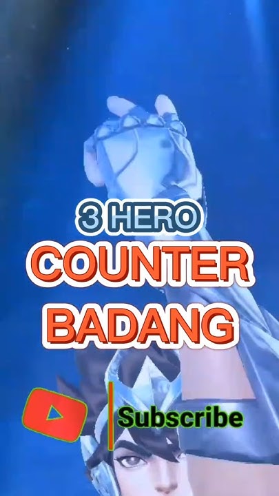 3 HERO COUNTER BADANG #mobilelegends #mlbb #mlbbcreatorcamp #shorts #shortvideo #ml #mlb # ...