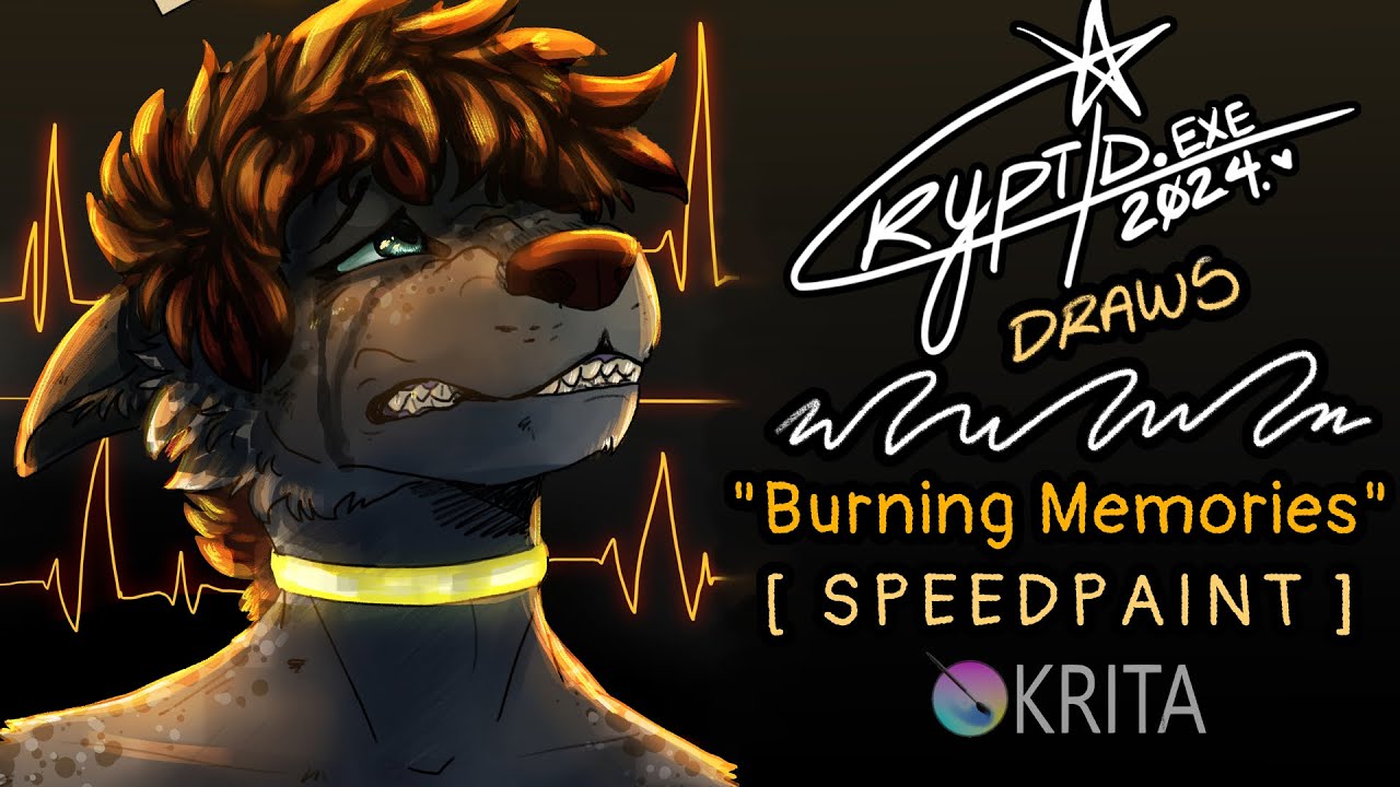 Cryptid Draws: Burning Memories [ SPEEDPAINT ] - YouTube