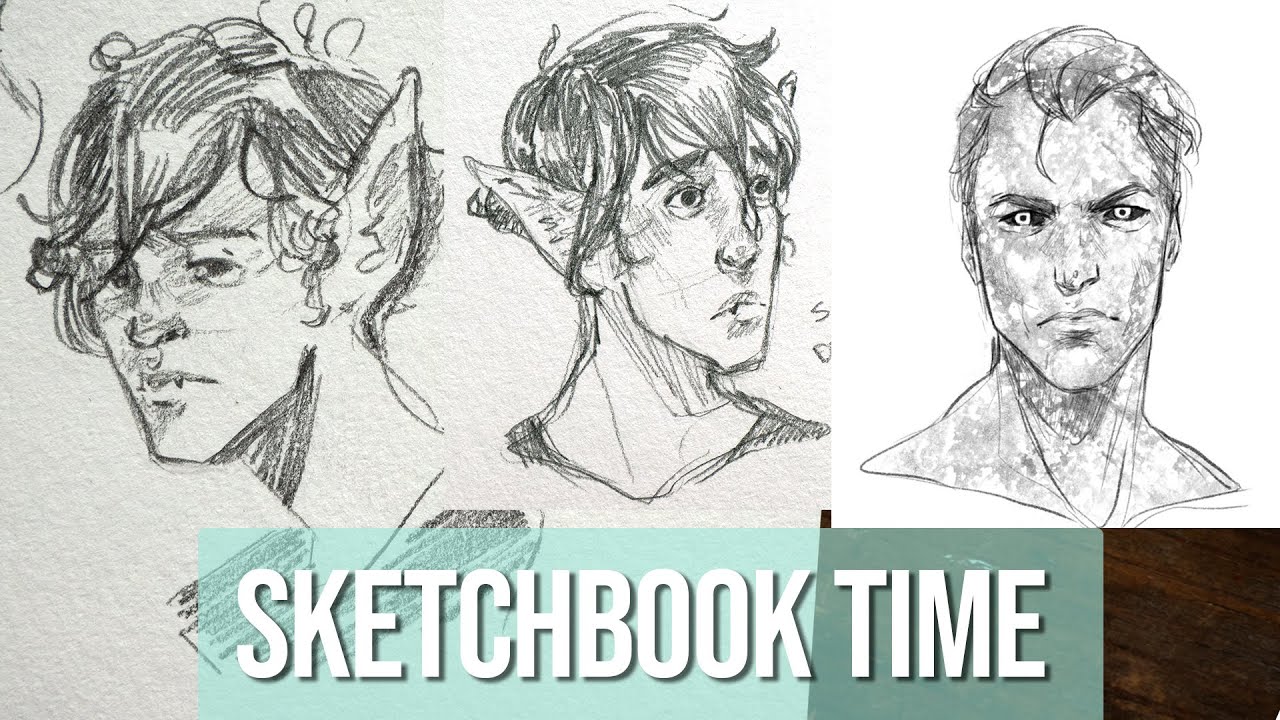 Drawing Expressions in my Sketchbook and Procreate! - YouTube