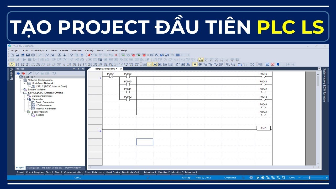 PLC-LS-#3 | Tạo Project Plc Ls Viết Chương Trình Đầu Tiên Trong XG5000. - YouTube