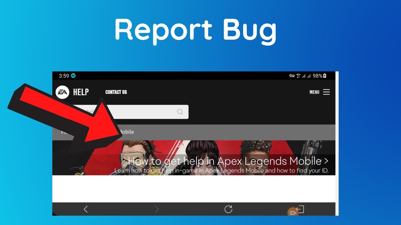 Apex Legends Mobile: How to Report Bug/Feedback - YouTube