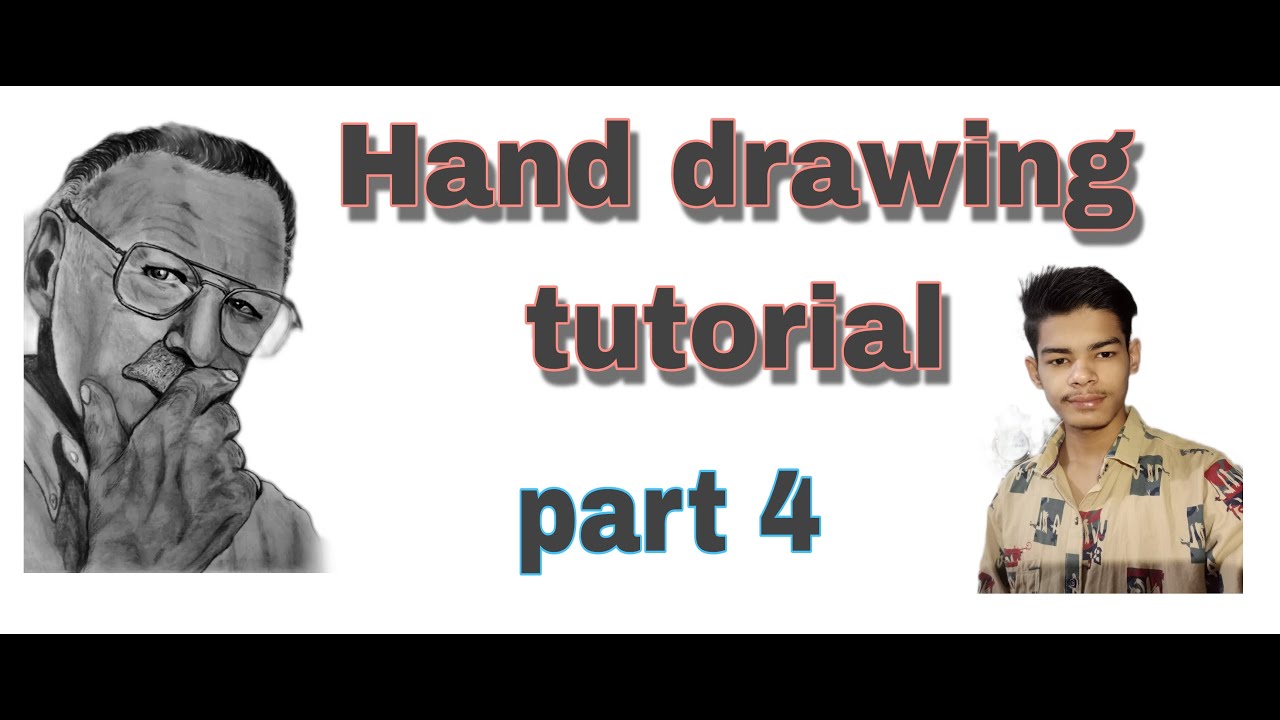 How to draw hand l Realistic man part 4 l hand tutorial #youtube # ...