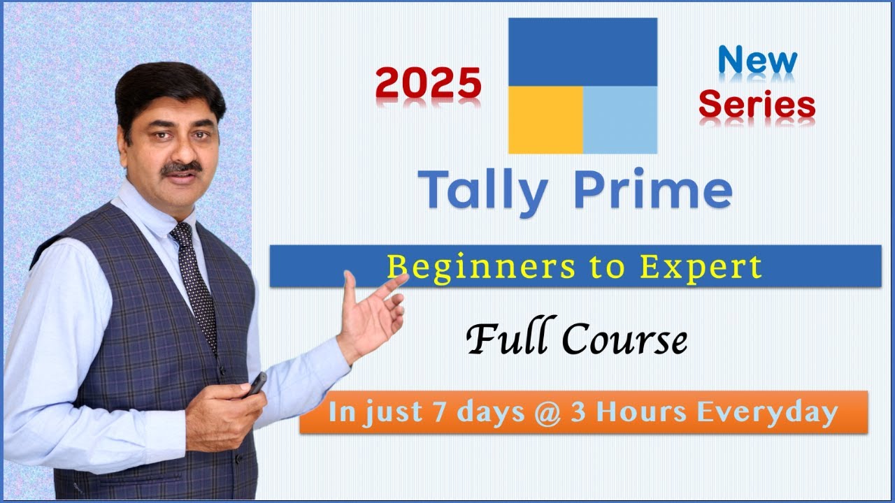 Tally Prime full course in Hindi 2025 | with Inventory and GST for ...