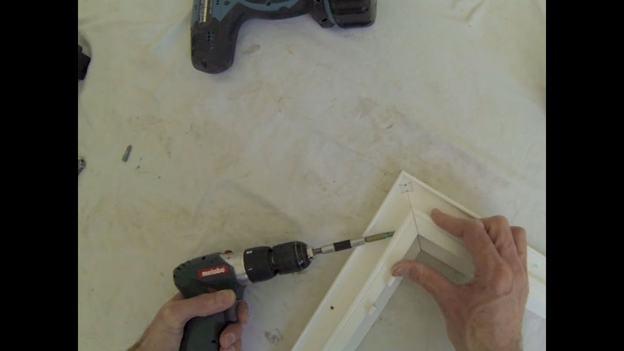 Installing a Deco frame window shutter - How to assemble the frame ...