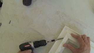 Installing a Deco frame window shutter - How to assemble the frame
