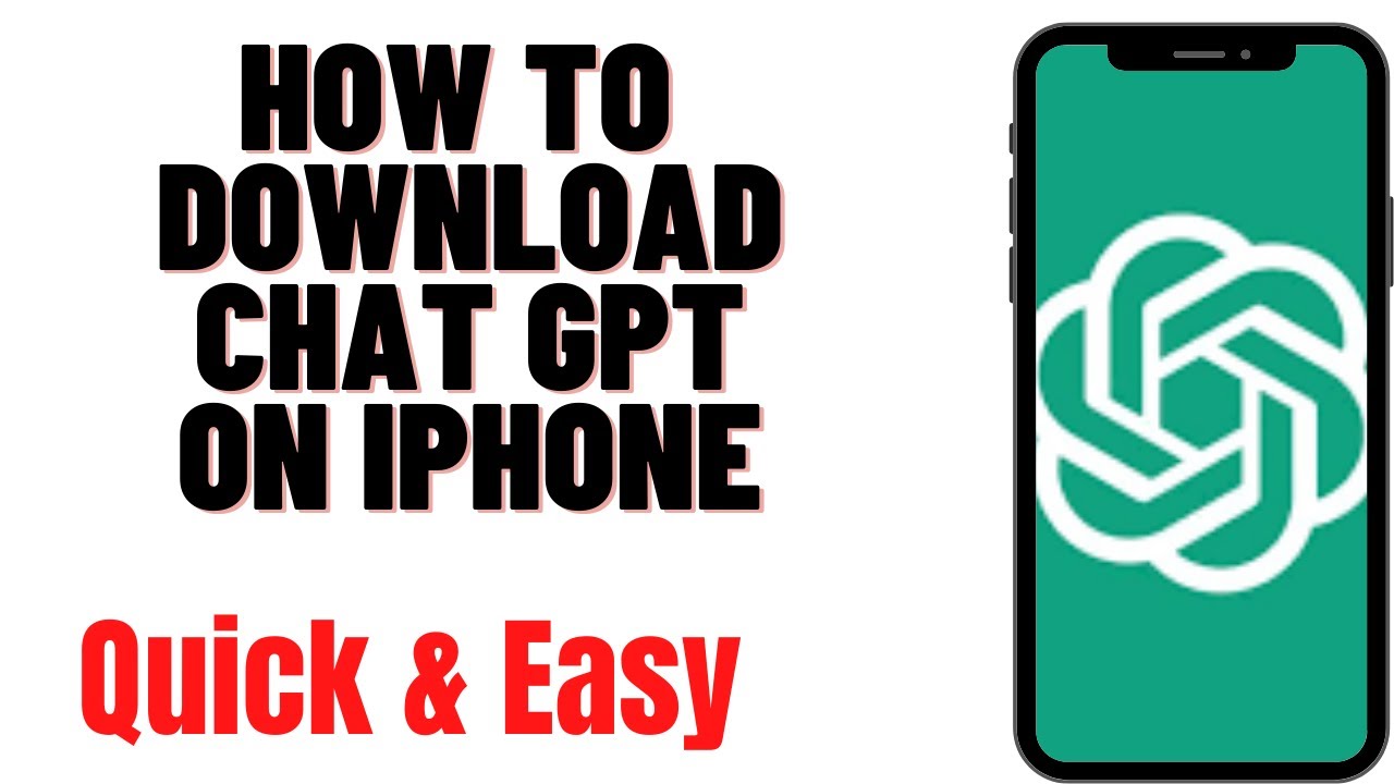 HOW TO DOWNLOAD CHAT GPT ON IPHONE - YouTube