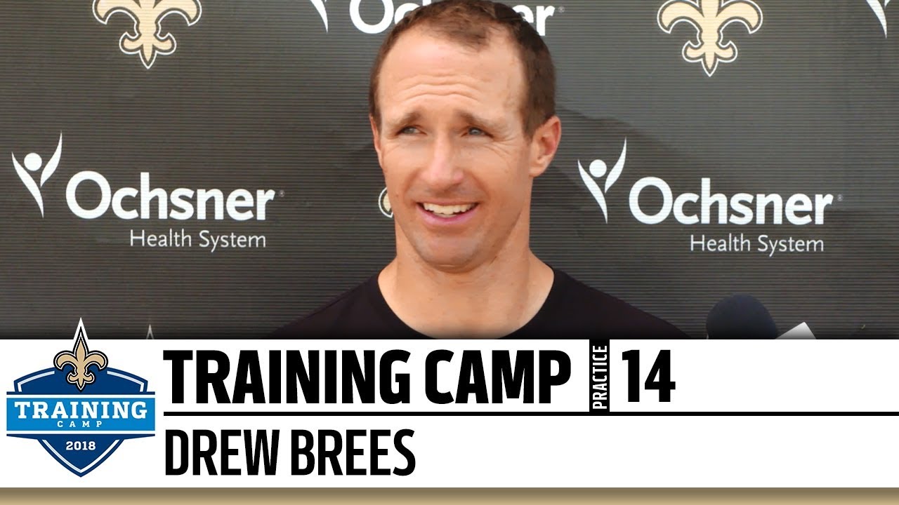 Drew Brees | Post-Practice Presser | Practice #14 | 2018 Training Camp ...