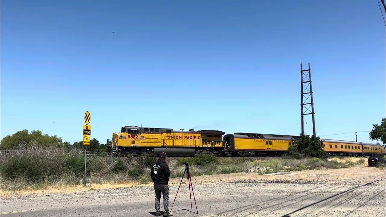 UP 5882 OCS Passenger Special South/West - Haggin Junction, Sacramento CA - YouTube