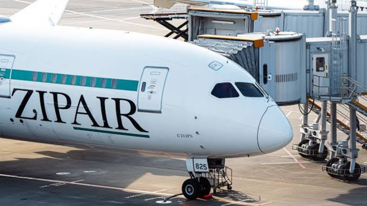 LAX to NRT zipair full flat - YouTube