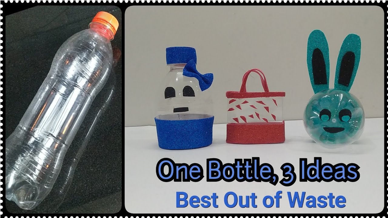 plastic bottle craft ideas | easy and beautiful craft ideas | best out ...