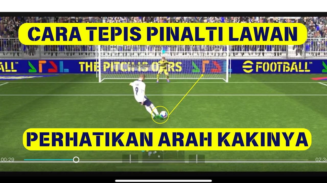 CARA TEPIS TENDANG PINALTI!! MUDAH BANGET!!! - YouTube
