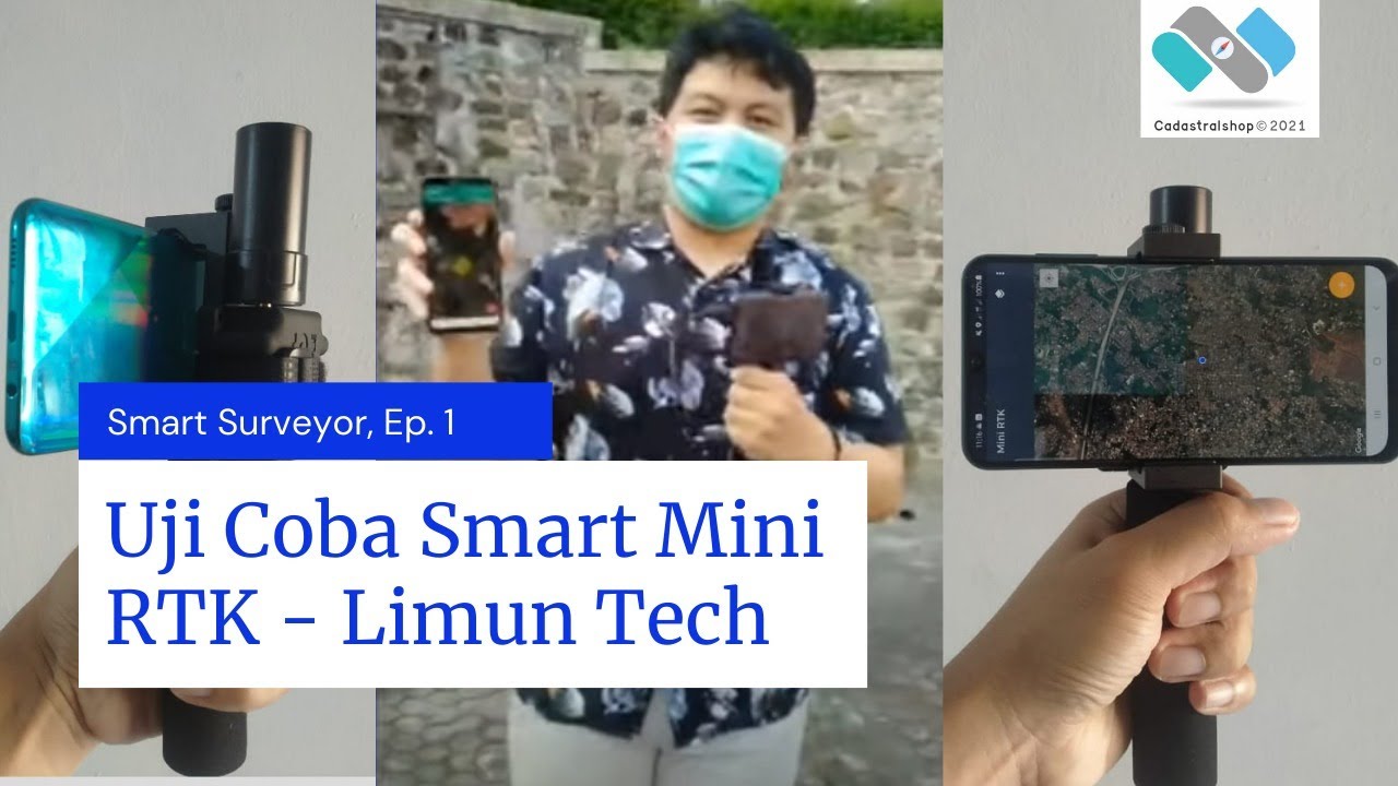 Rovernya Smart Surveyors : Smart Mini Rover RTK : Limun-Tech - YouTube