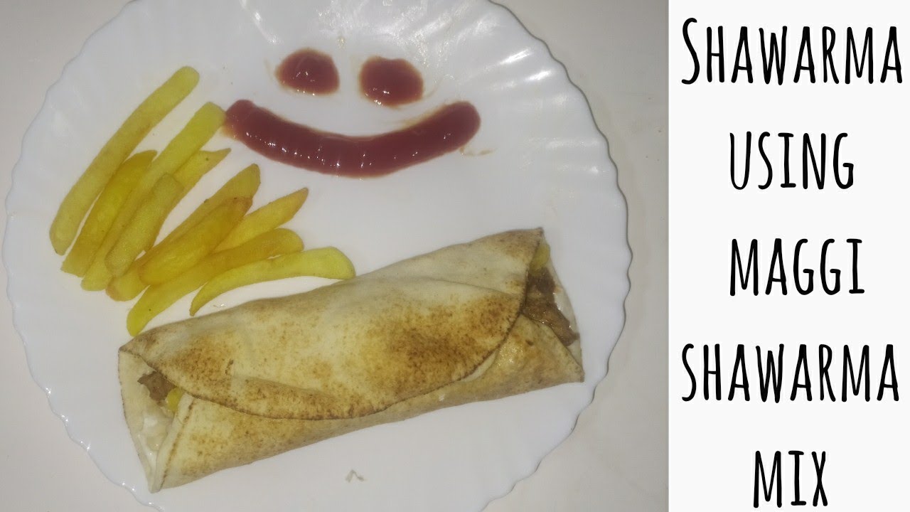 Yummy shawarma using maggi shawarma mix - Glittery jewels - YouTube
