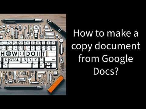 How to make a copy document from Google Docs? / Como fazer uma cópia de ...