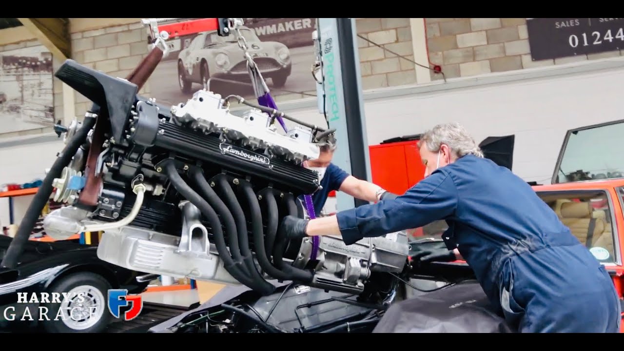 The V12 goes back into the Lamborghini Espada but will it start? Part 6 ...