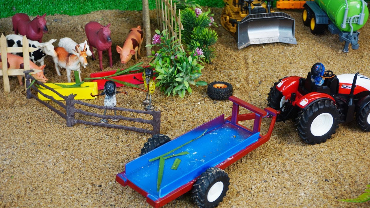 Top Mini Tractor Action in Farm. Mini Village @mrcreativebong ...