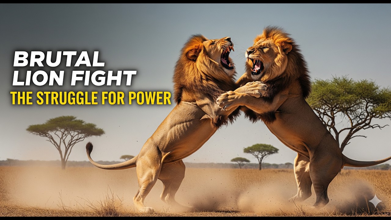 Survival Struggles in a Lion Pride | Intense Lion Fight in Kruger ...