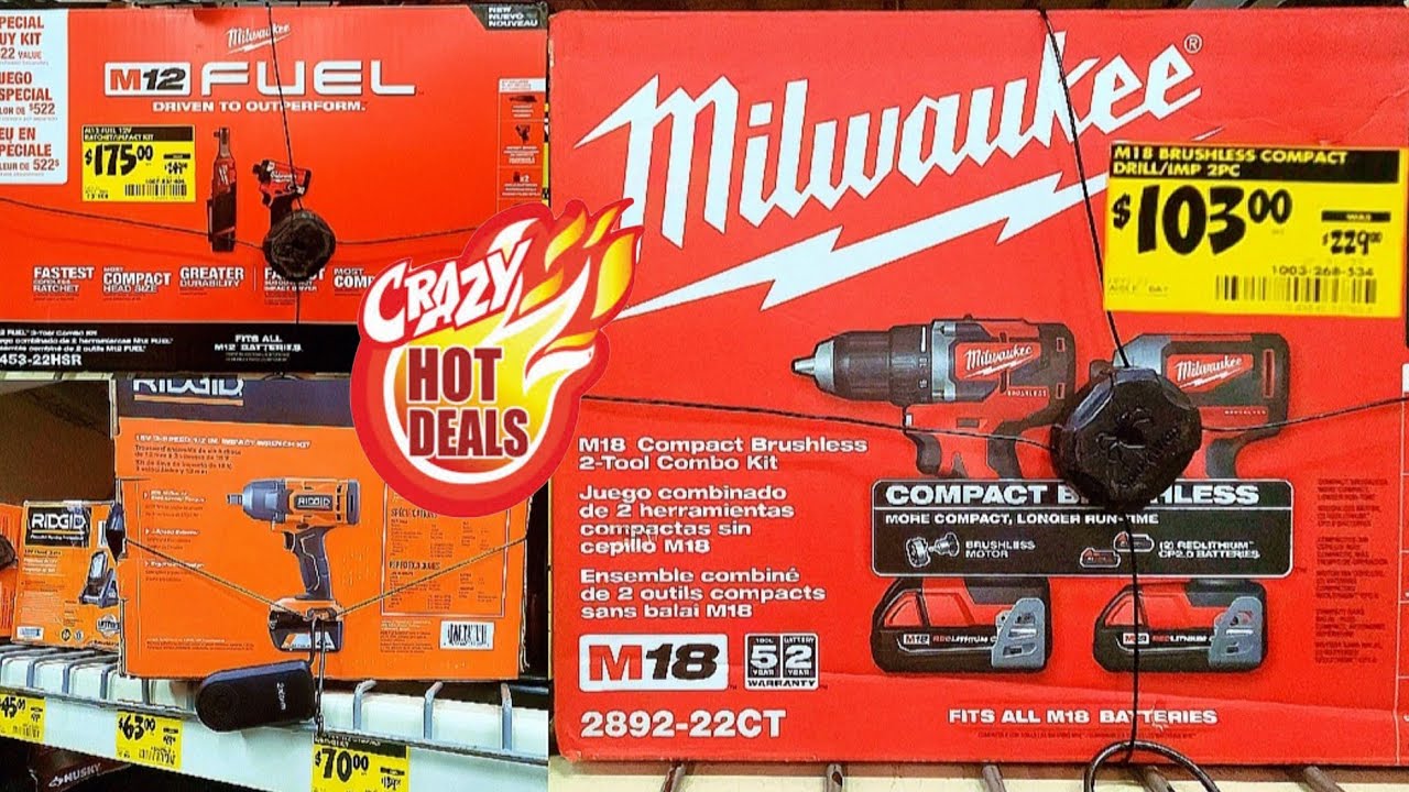 Home Depot NEW clearance sales: Yellow tags on power tools, tool boxes ...