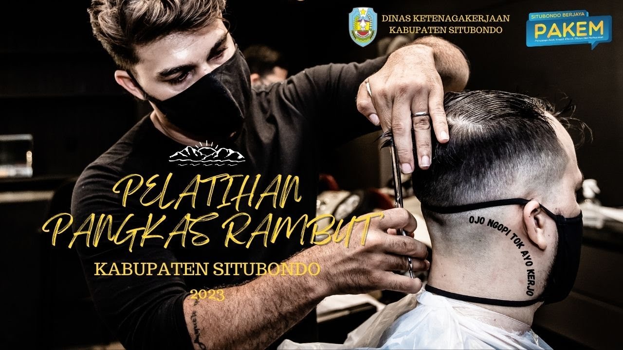 PELATIHAN PANGKAS RAMBUT - YouTube