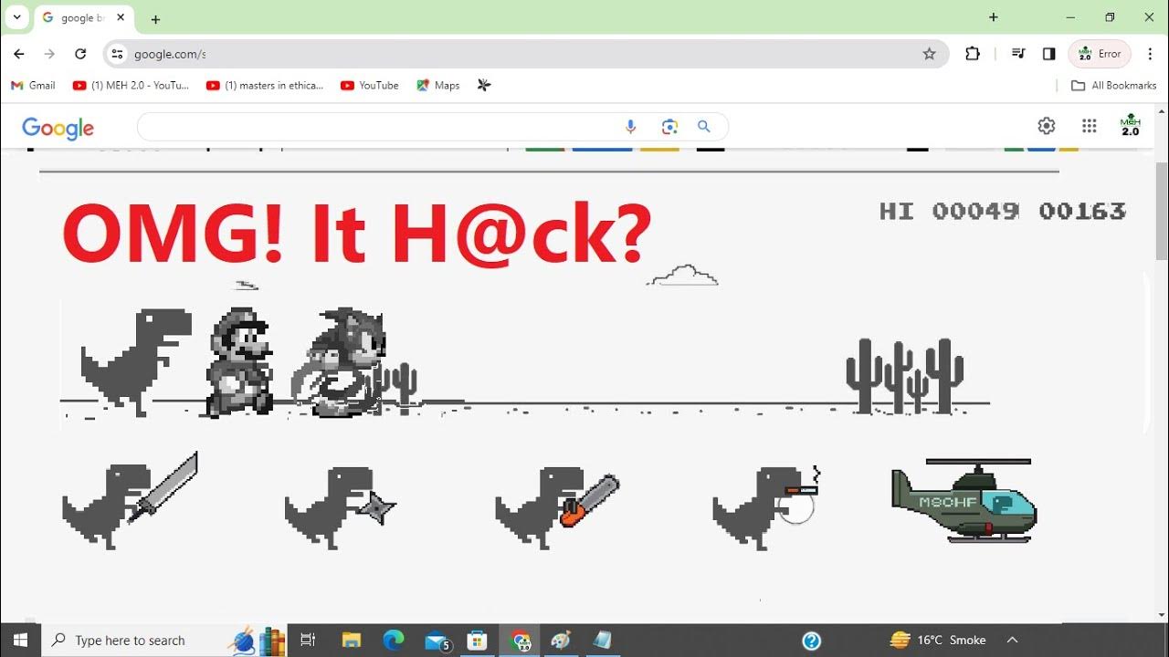Amazing Info About Google Dinosaur Game - YouTube