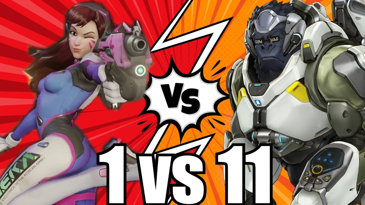 11 vs. 1 is WILD | Overwatch 2 11 vs. 1 Highlights - YouTube