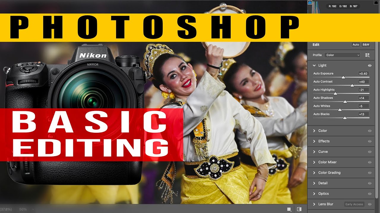 Asas Editing Menggunakan Perisian Adobe Photoshop (Basic Editing) - YouTube