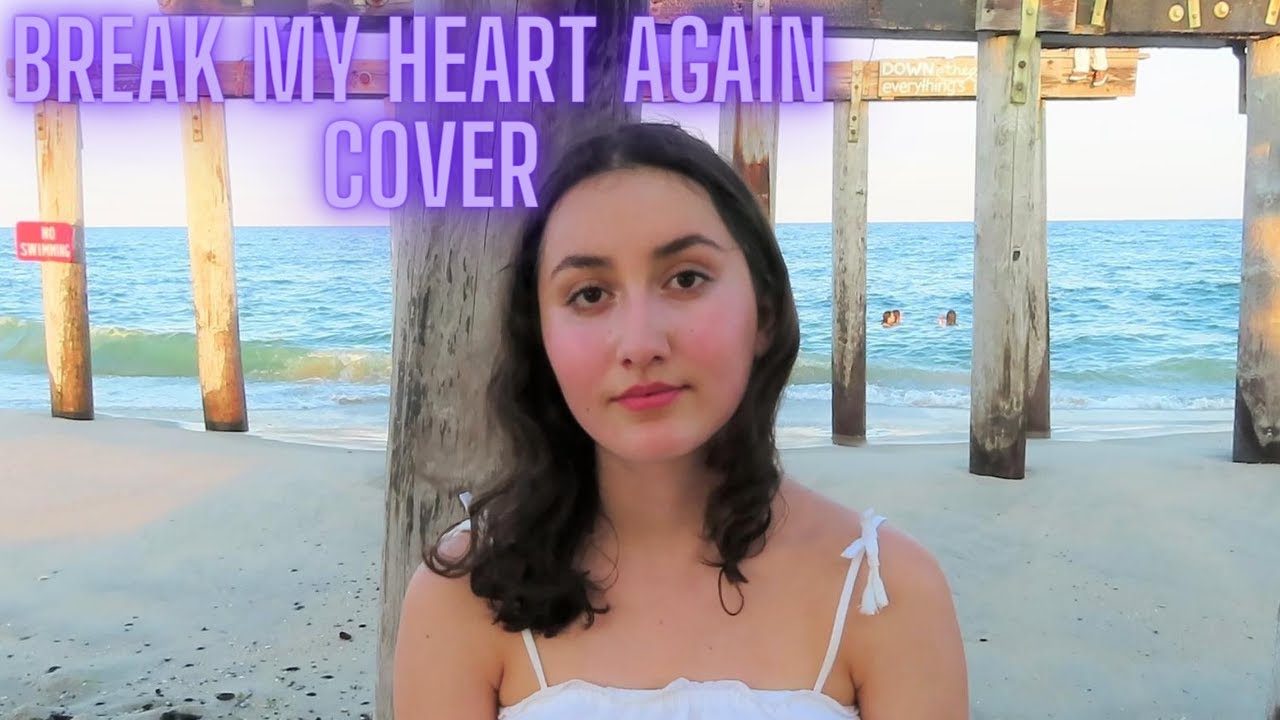 Break My Heart Again - Finneas Cover but under the beach pier - YouTube