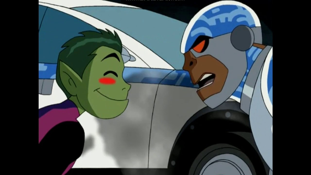 Teen Titans | Beast Boy 'Helps' Cyborg - YouTube