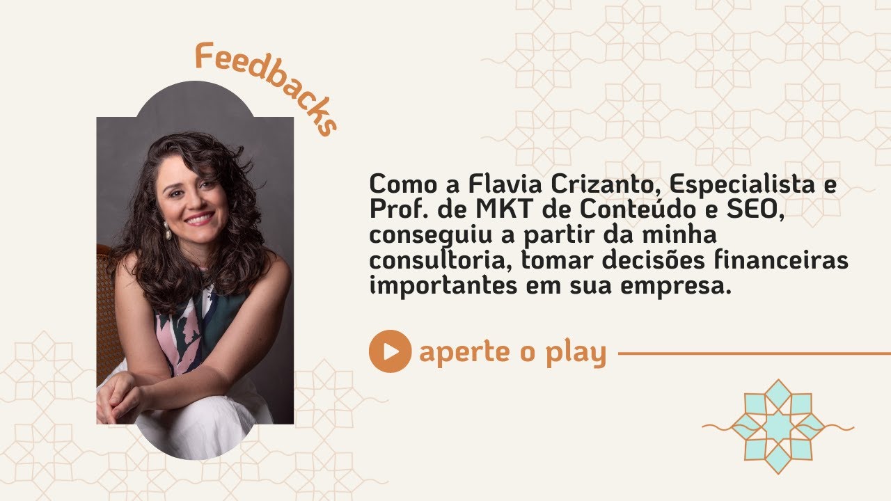 DEPOIMENTO FLÁVIA CRIZANTO CONSULTORIA NEGÓCIOS - YouTube