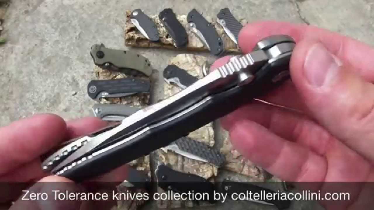 Zero Tolerance knives collection 2015 by coltelleriacollini.com - YouTube