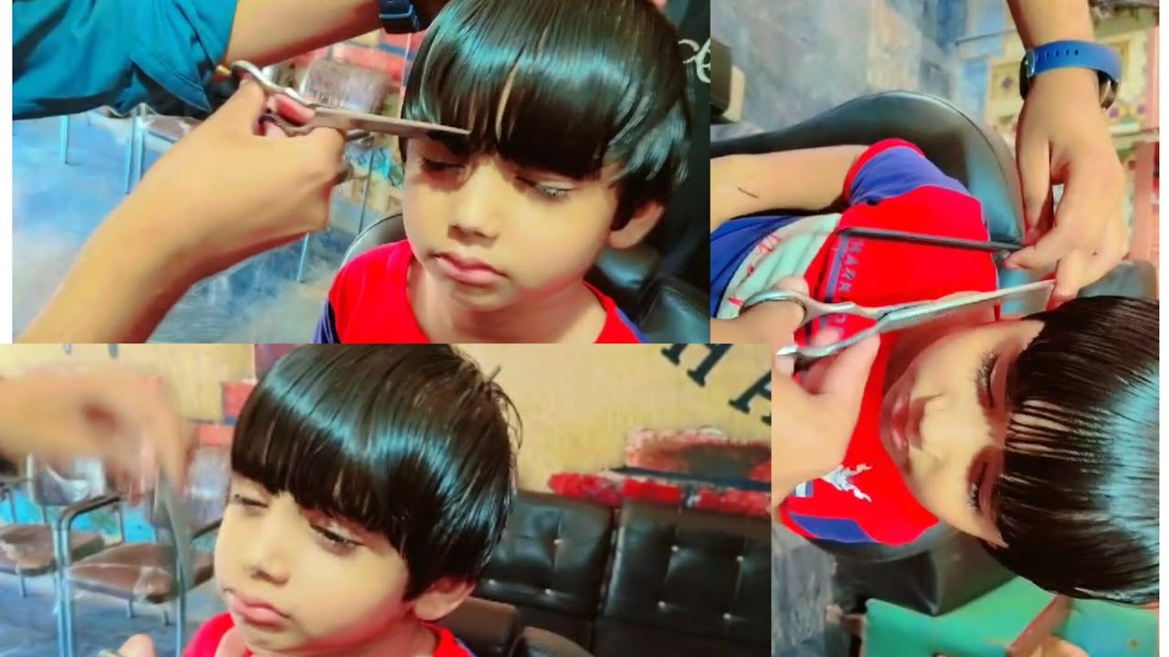 Sunday special with BABA | cutting krwany gya salon - YouTube