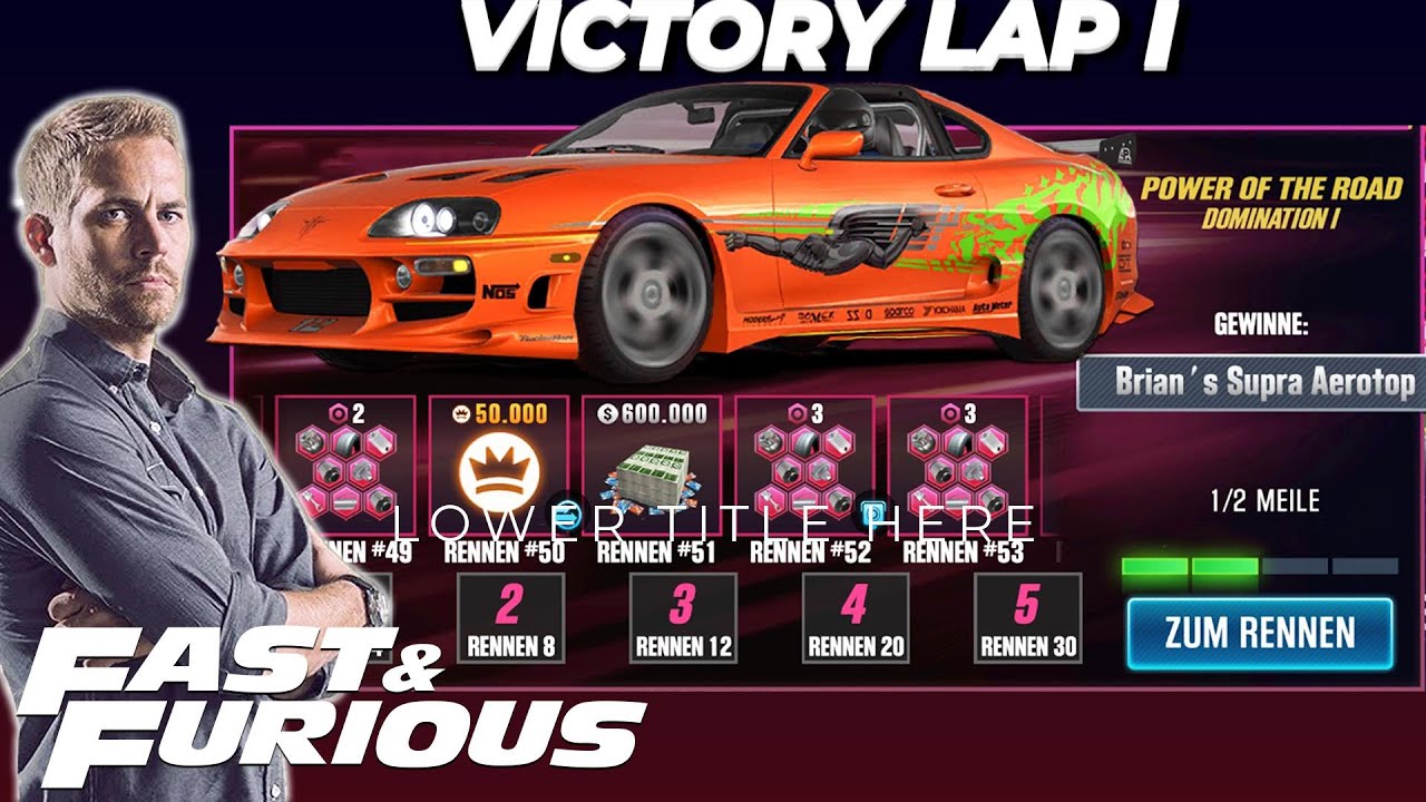 CSR2 | Fast and Furious | Power of the Road Victory Lap | Full Event ...