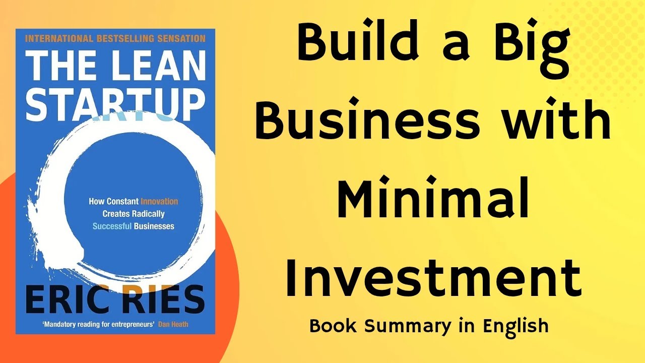 The Lean Startup by Eric Ries | Book Summary in English - YouTube