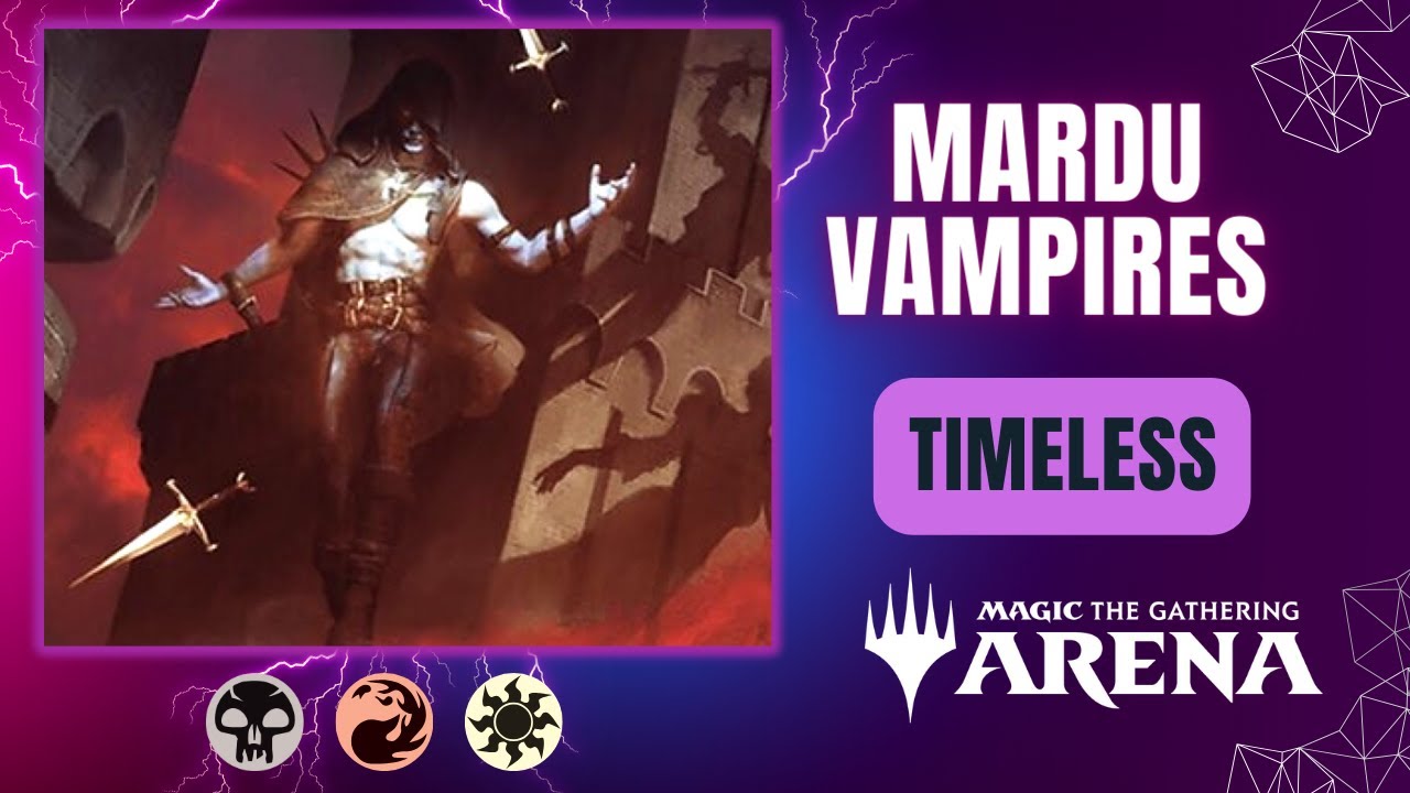 💀🔥🔆 Mardu Vampires Vein Ripper | Timeless | MTG Arena Gameplay | OTJ ...