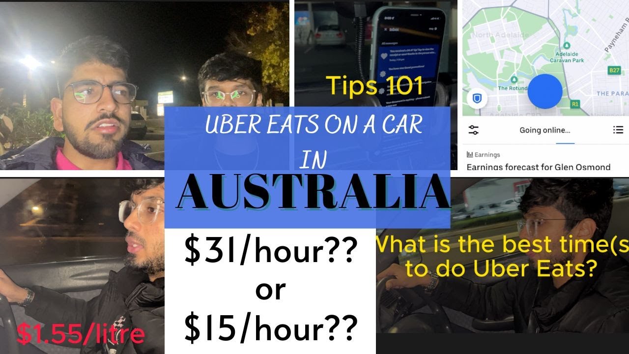 UBER EATS ON A CAR IN AUSTRALIA | International Students in Australia ...