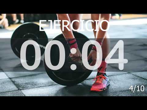CRONOMETRO 40 segundos 20 descanso CON MUSICA   2021   PARA ENTRENAR   TABATA1