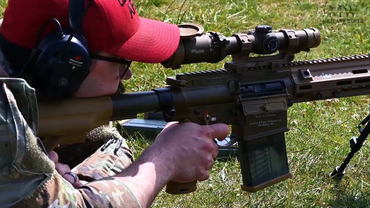 M110 Semi Automatic Sniper System: Precision and Power at Range Day ...