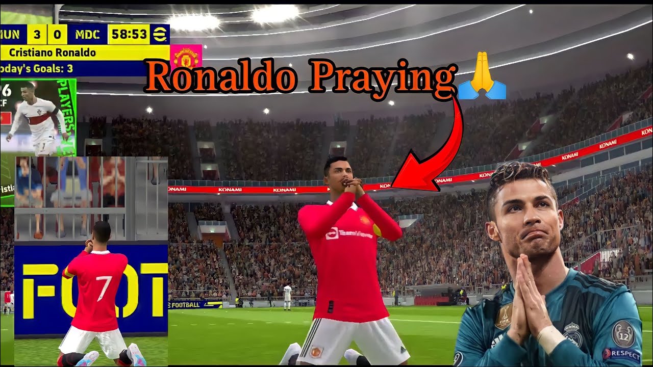 Ronaldo Praying🙏 Celebration - YouTube