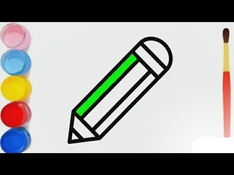 bolalar uchun qalam rasm chizish | нарисовать картинку карандашом для ...