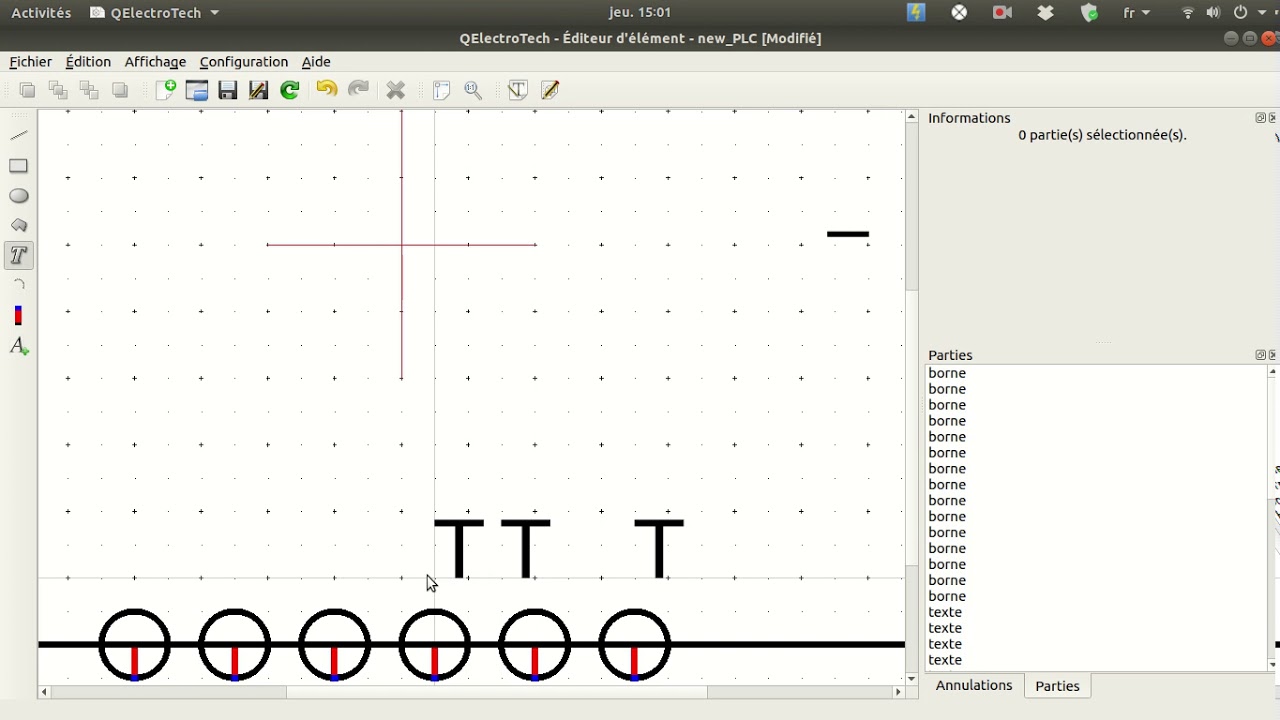 Tutorial step two Qelectrotech V0.5 & V0.7 on Linux - YouTube
