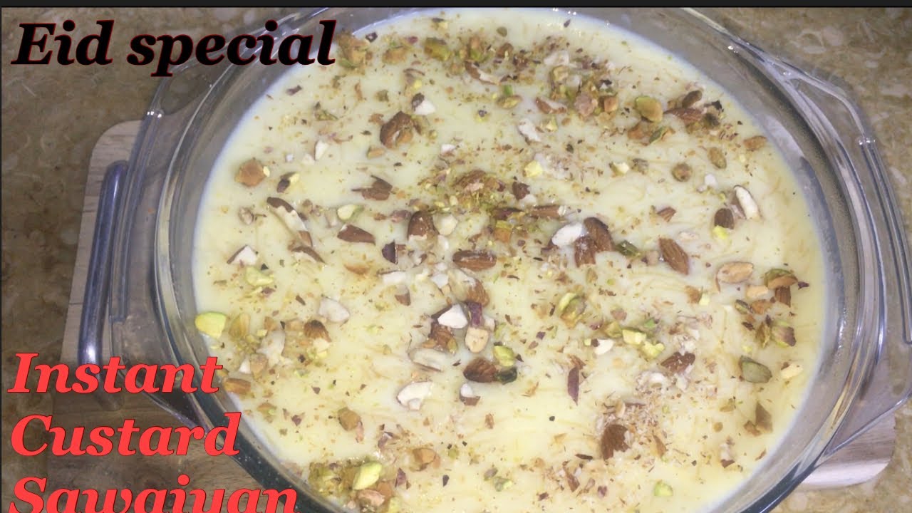 Instant custard sawaiyan |Eid special recipe| by Maryam’s taste - YouTube